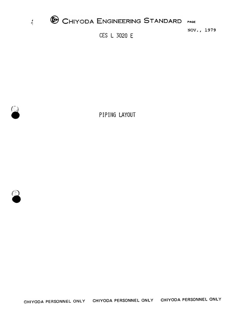 Piping Layout Standards for Process Plants | PDF | Shintoism | Nature