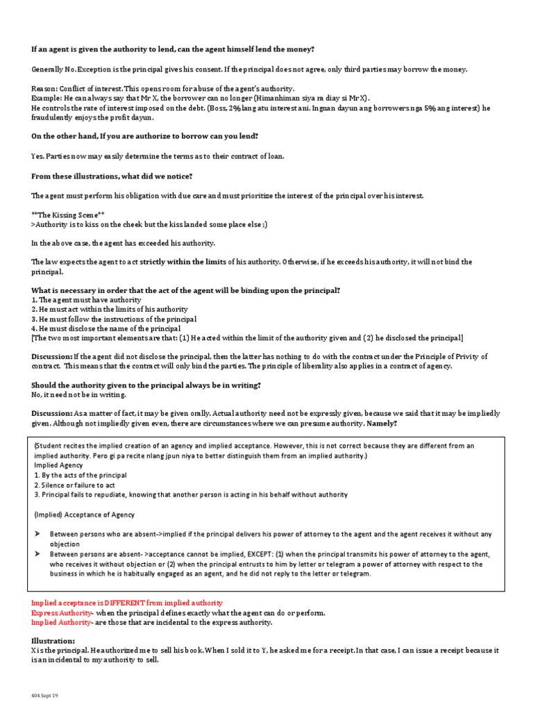 Implied Acceptance Is DIFFERENT From Implied Authority Express ...