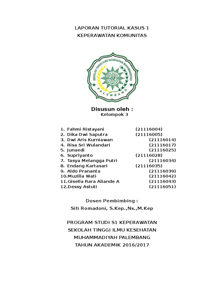 Kasus Tutorial Komunitas | PDF