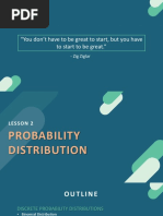 Statistics and Probablity SHS 11-Module 1 - Week1 | PDF | Random Variable | Probability Distribution