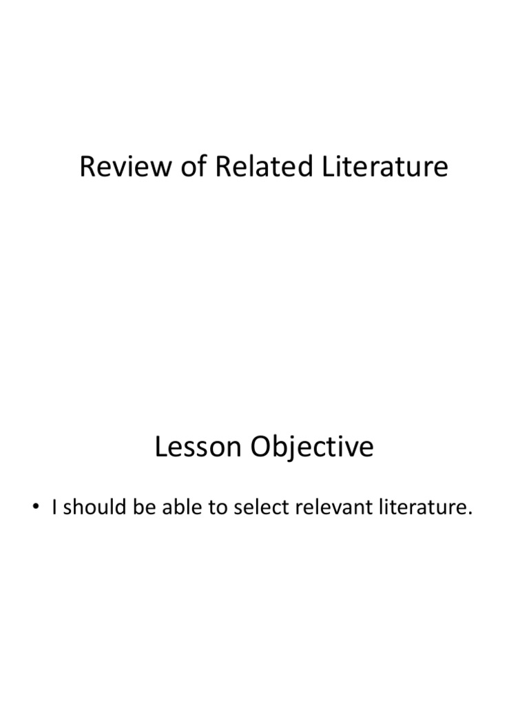 RRL (!) | PDF | Meta Analysis | Systematic Review