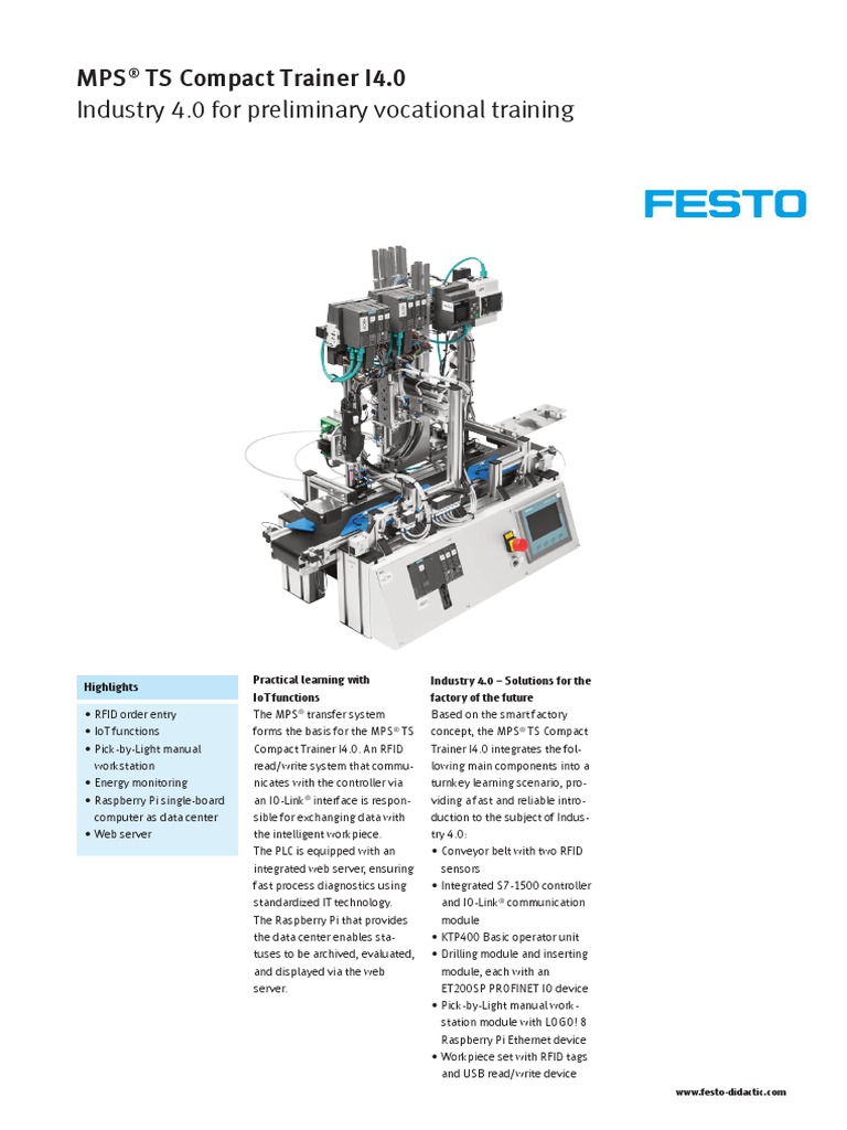 DSI - MPS® Transfer System Compact Trainer I4.0 - EN - DID1089 (Screen ...