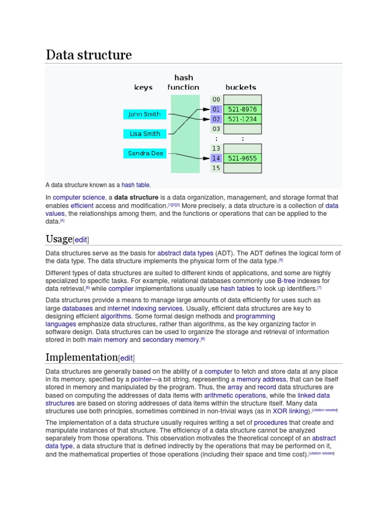 Data Structure | Download Free PDF | Data Structure | Data Type