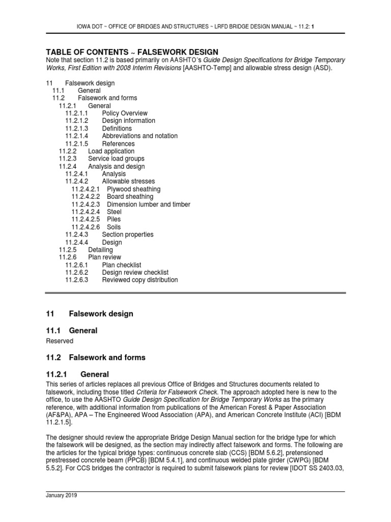 Design of Falsework | PDF | Lumber | Deep Foundation