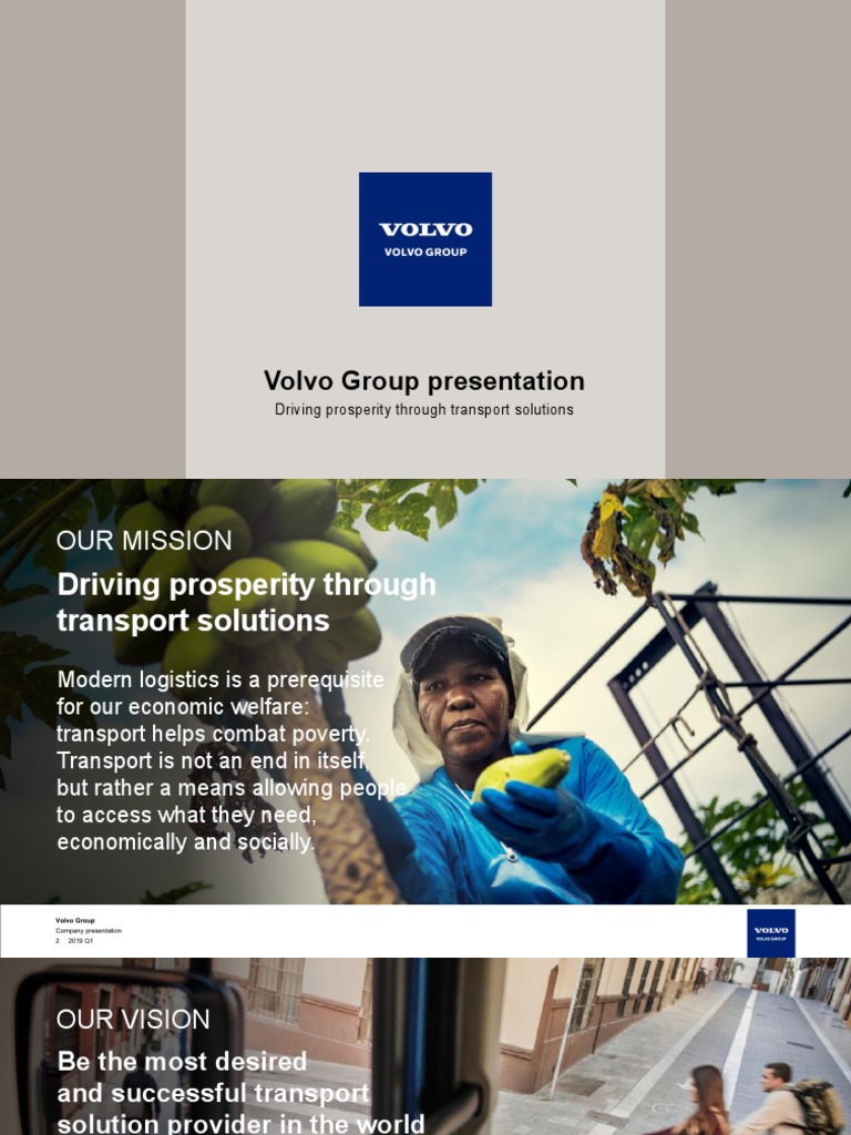 Volvo Group Presentation Qwe | PDF | Truck | Bus
