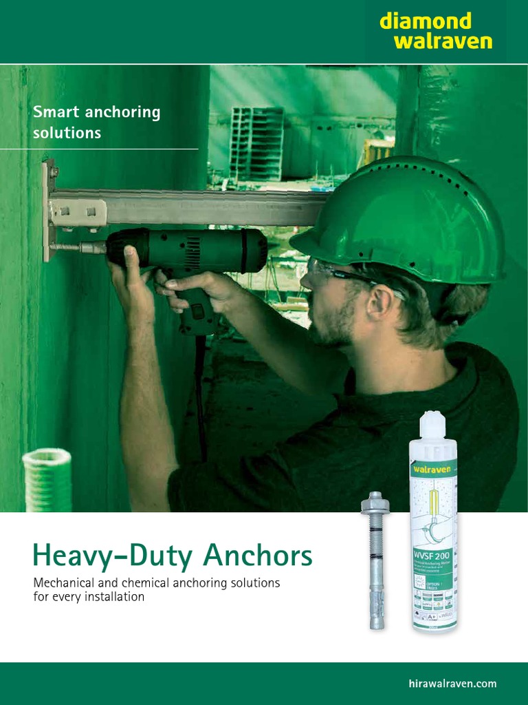 Diamond Walraven - Heavy - Duty - Anchors - Catalogue | PDF | Screw ...