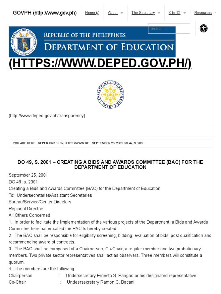 BAC Creation DepEd | PDF | Social Institutions | Social Science