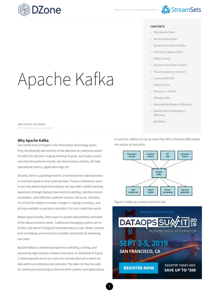 Apache Kafka | PDF | Computer Engineering | Data