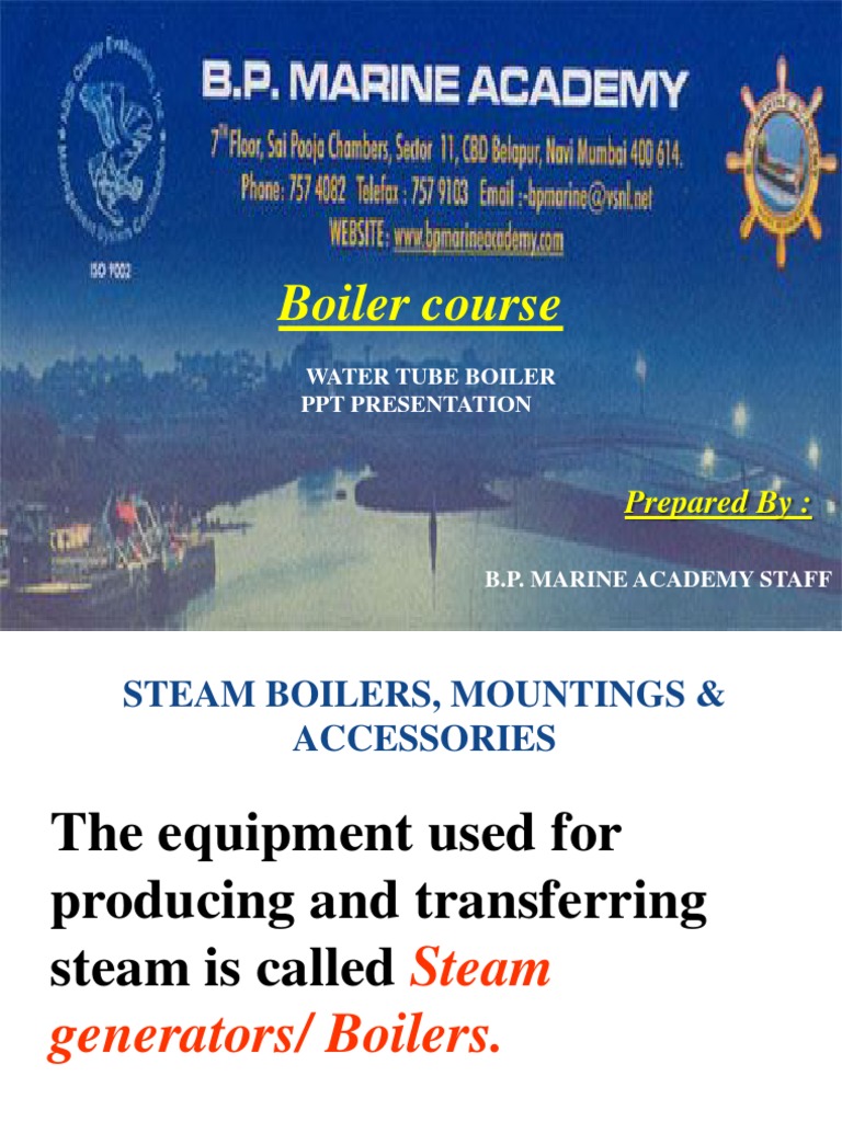 Boiler Course: Prepared by | PDF | Boiler | Steam Engine