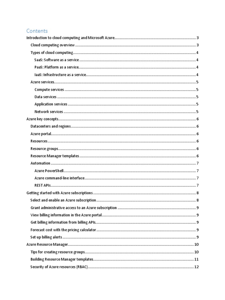 Azure Ops Guide | PDF | Microsoft Azure | Platform As A Service