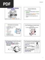 Visual Acuity Conversion Chart | PDF | Visual Acuity | Experimental ...