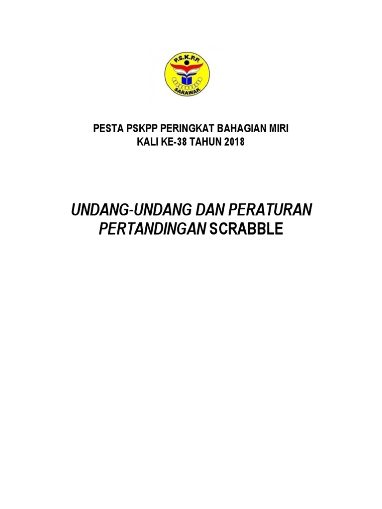 Peraturan Scrable PSKPP | PDF