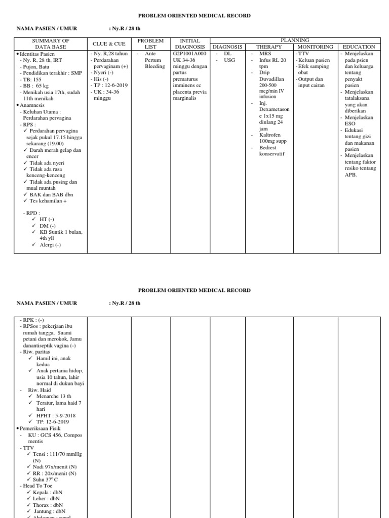 POMR OBGYN PPI + APB - For Merge | PDF