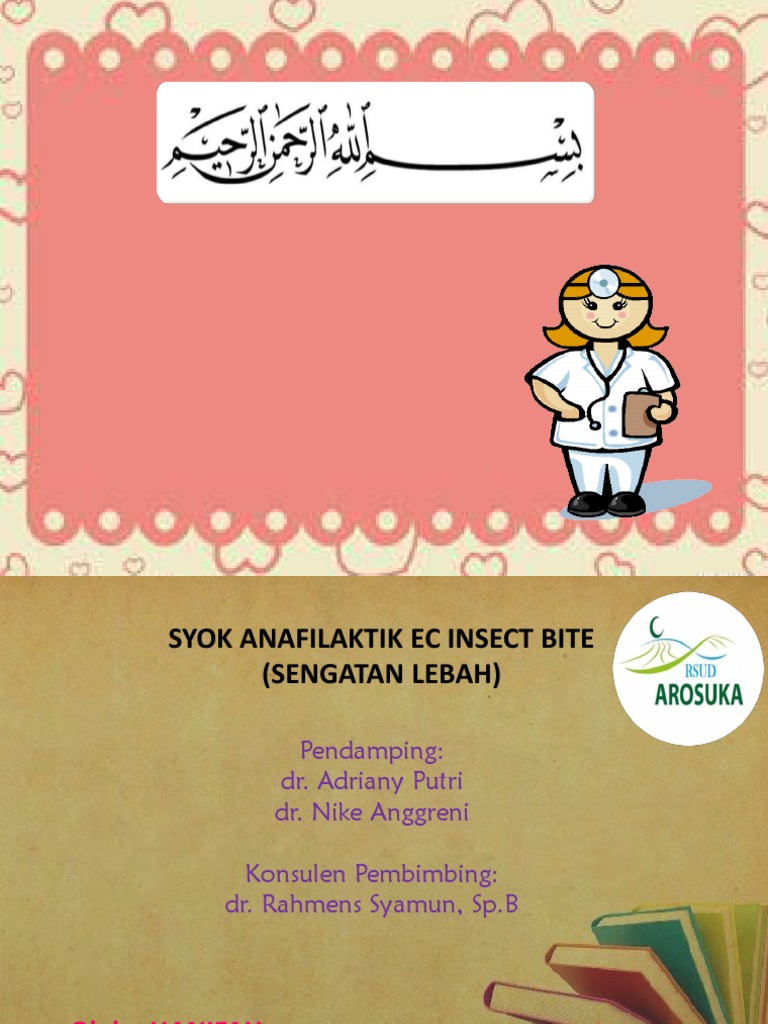 Syok Anafilaktik Ec Insect Bite | PDF