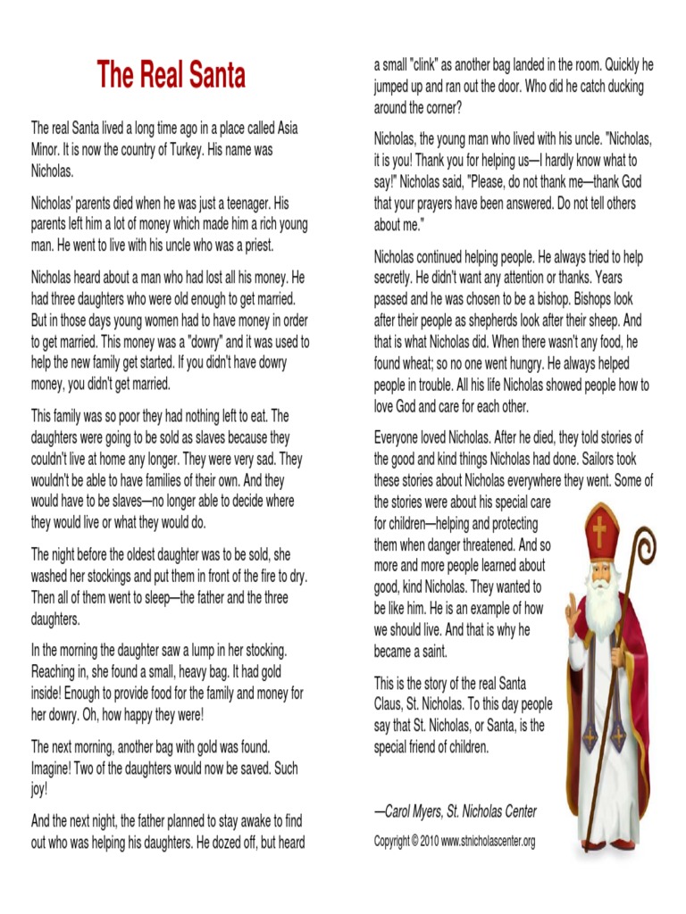 Real Santa PDF | PDF | Santa Claus