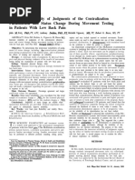 Motion Sensitivity Test | PDF | Vertigo | Clinical Medicine