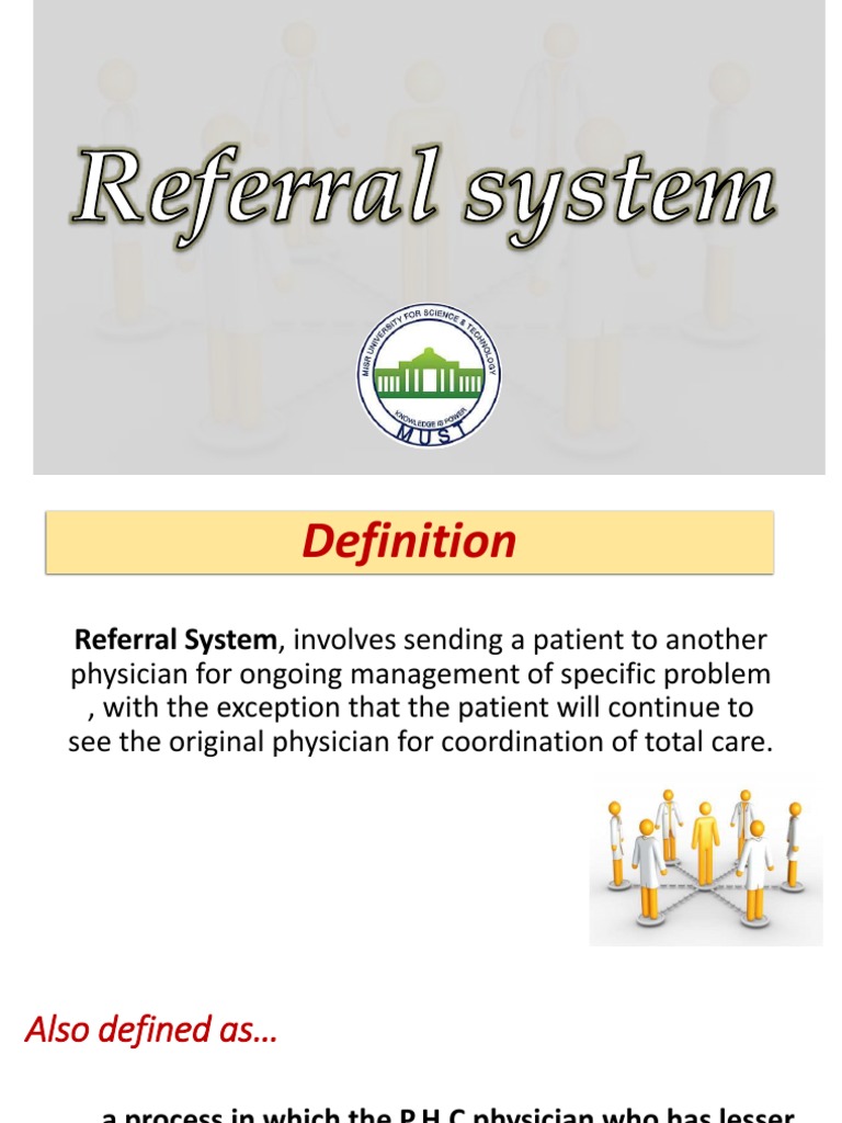 Understanding the Referral System | PDF | Family Medicine | Health Care