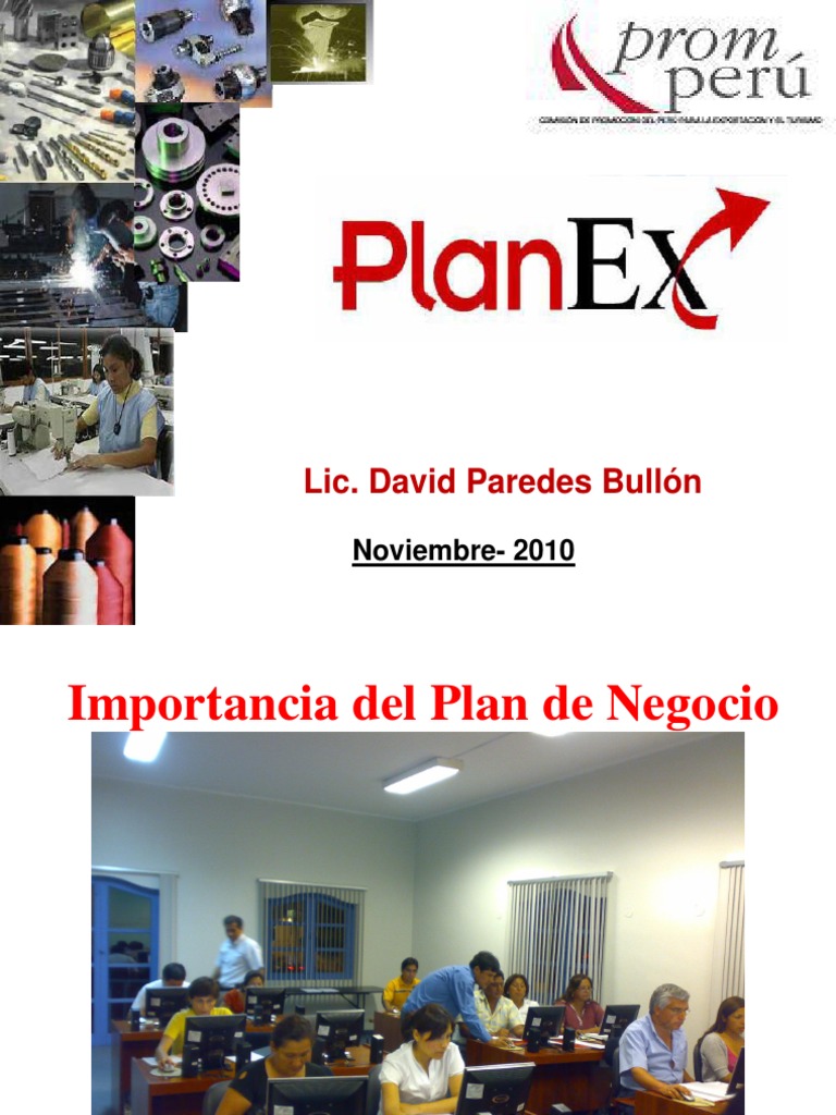 PLANEX-I parte | Exportaciones | Planificación