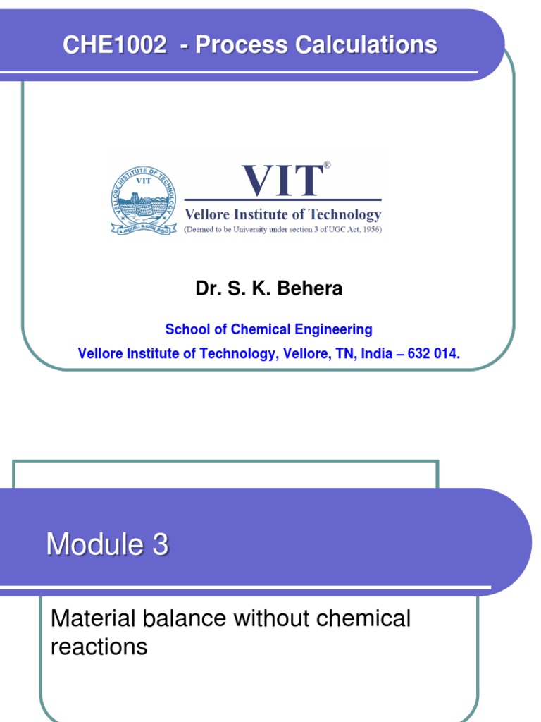 Material Balance Calculations for Extraction Processes | PDF | Solution ...