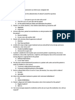 Saudi Prometric Exam Sample Questions | PDF | Intravenous Therapy | Heart