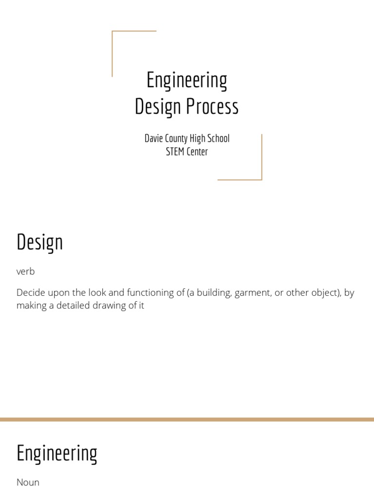 Engineering Design Process | PDF