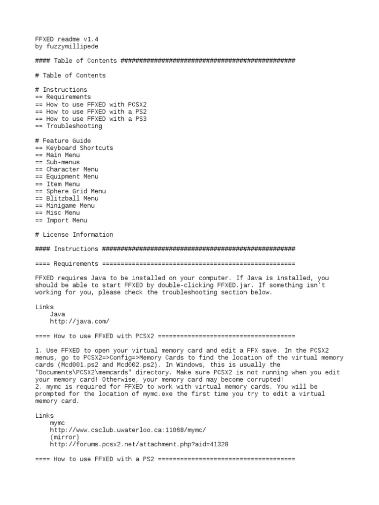A Comprehensive Guide to Modifying Final Fantasy X Save Files | PDF ...