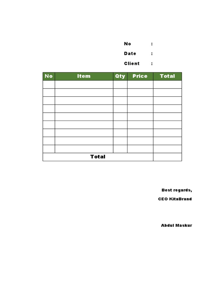 Contoh Nota | PDF