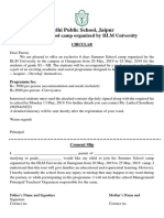 Picnic Consent Form for Students | PDF