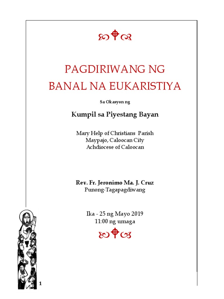 Final Kumpil Liturgy 2019 | PDF