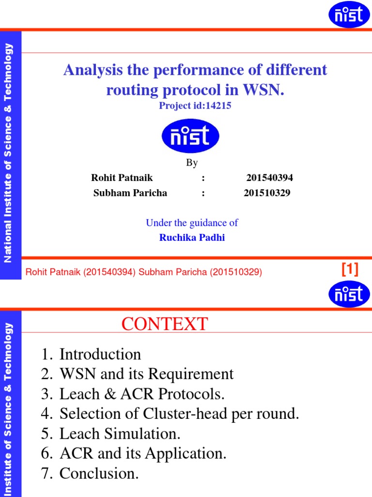 Analysis The Performance Of Different Routing Protocol In Wsn Pdf