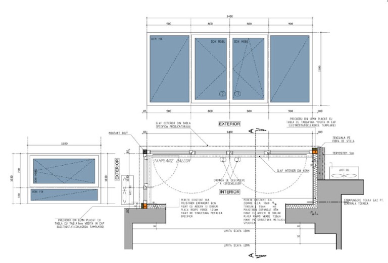 Detaliu Plan Balcon | PDF