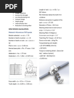 Rack and Pinion Calculation | PDF | Acceleration | Speed