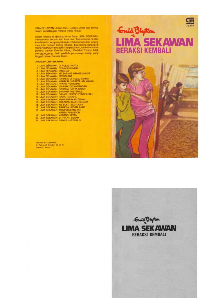 (Books Novel) Lima Sekawan 02. Beraksi Kembali | PDF