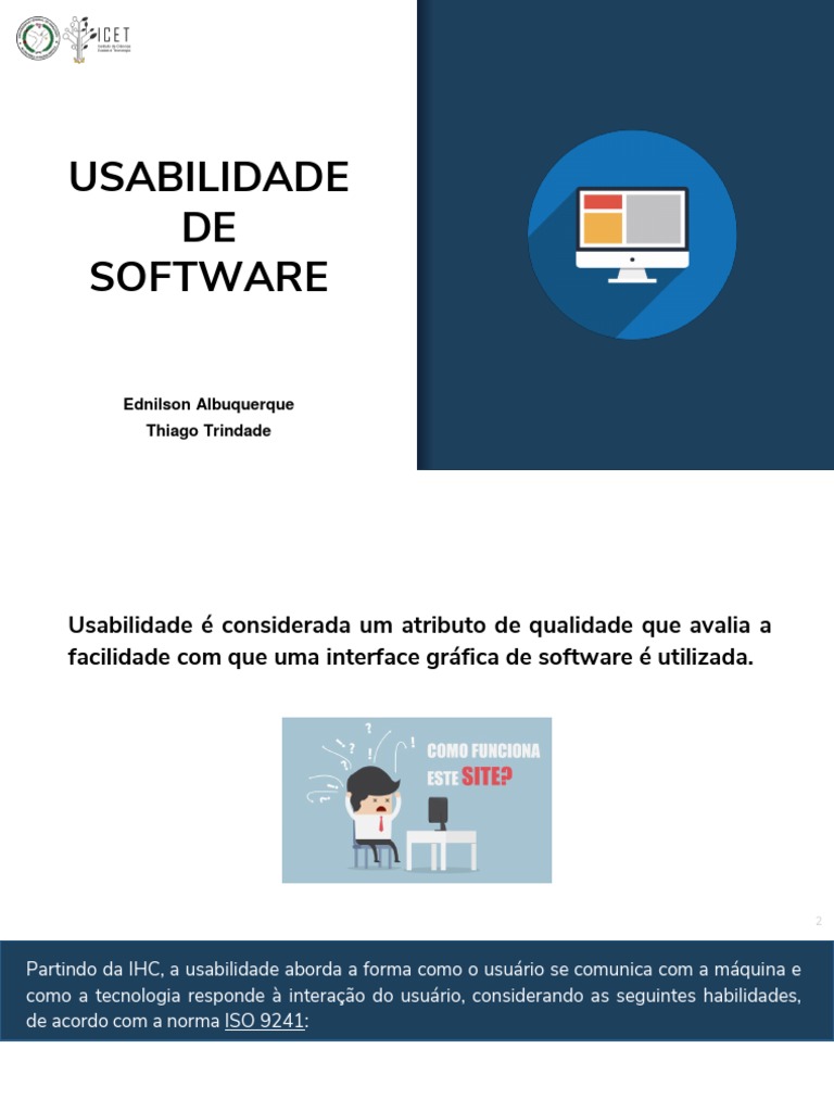 Análise da Usabilidade de Software | PDF | Usabilidade | Testes de software