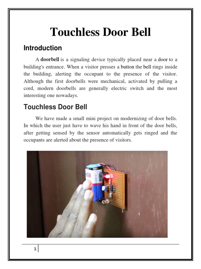 A Touchless Door Bell: An Easy to Install, Energy Efficient Solution ...