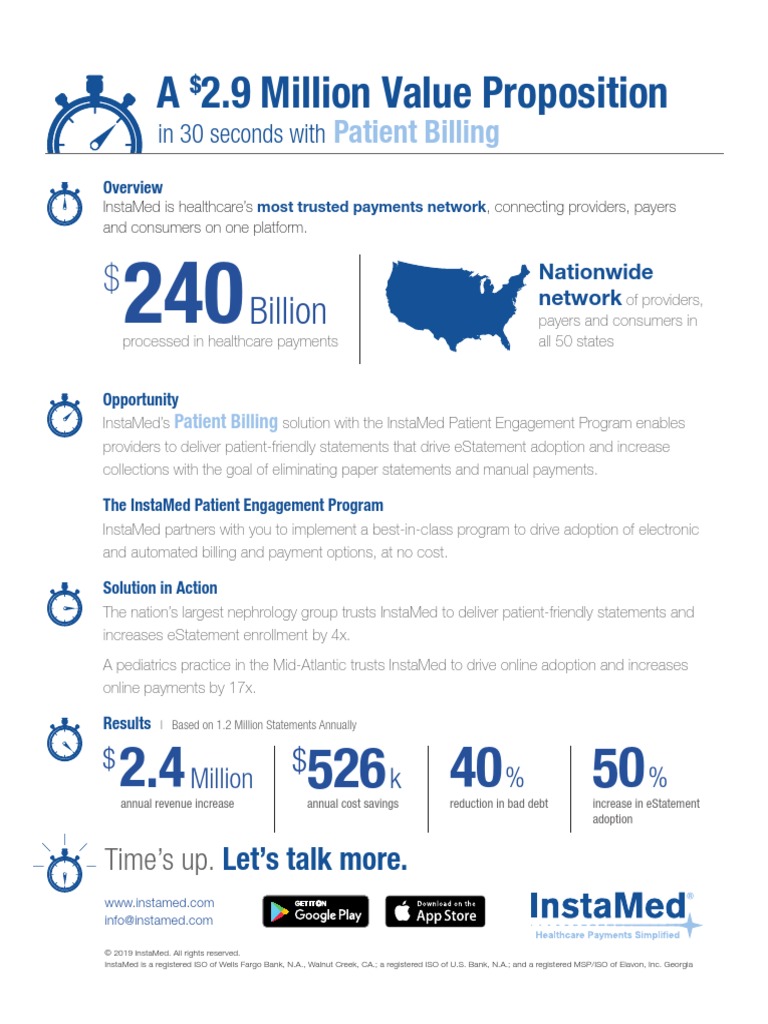 InstaMed Patient Billing Solution Overview E | PDF | Payments | Service ...