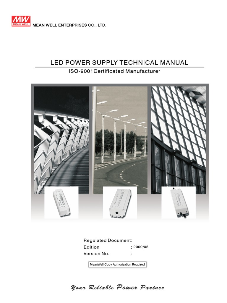 Mean Well Led Technical Manual | PDF