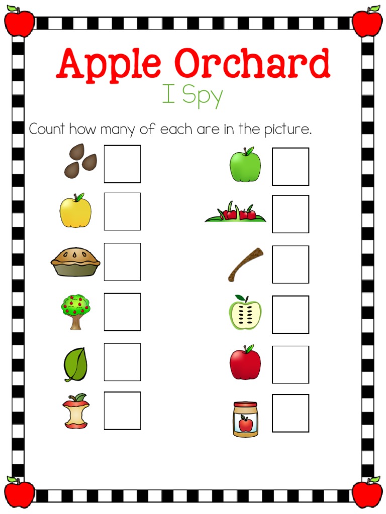 Apple Orchard: I Spy | PDF