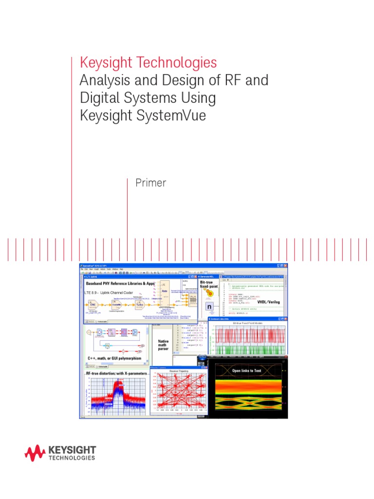 Analysis and Design of RF and Digital Systems Using Keysight Systemvue | PDF | Spectral Density ...