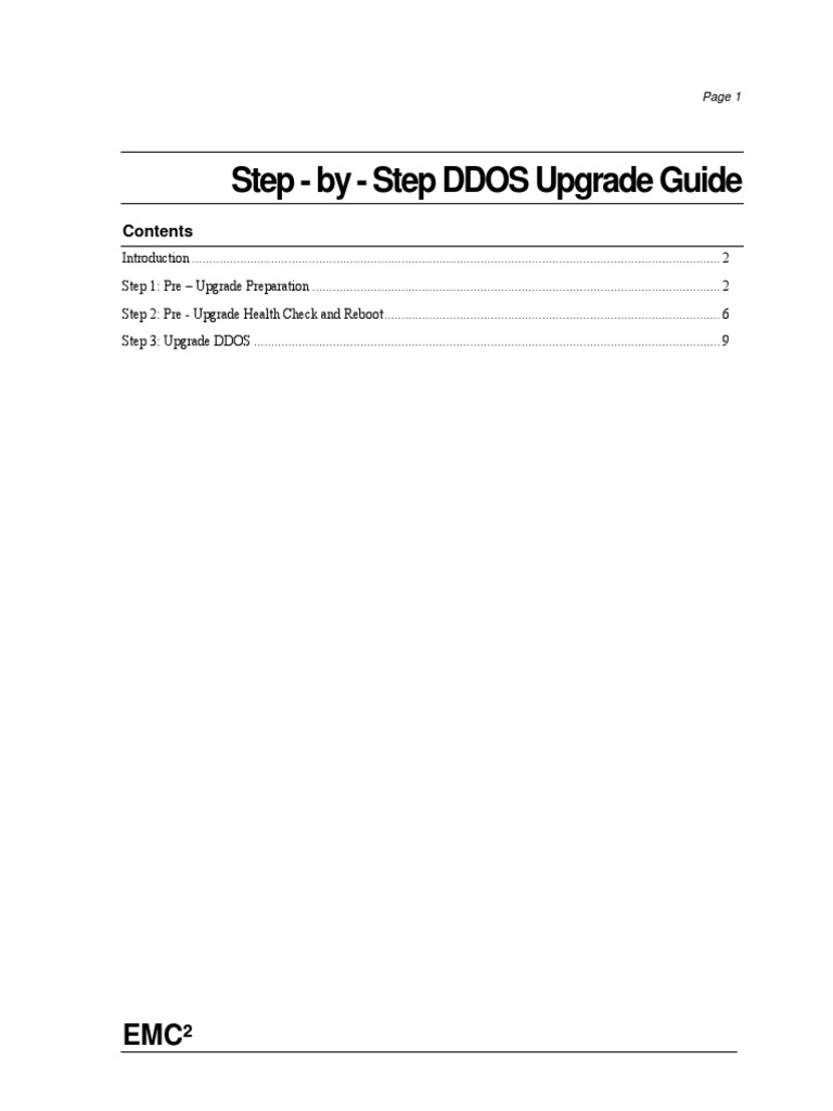 Step - by - Step DDOS Upgrade Guide | PDF | Booting | Backup