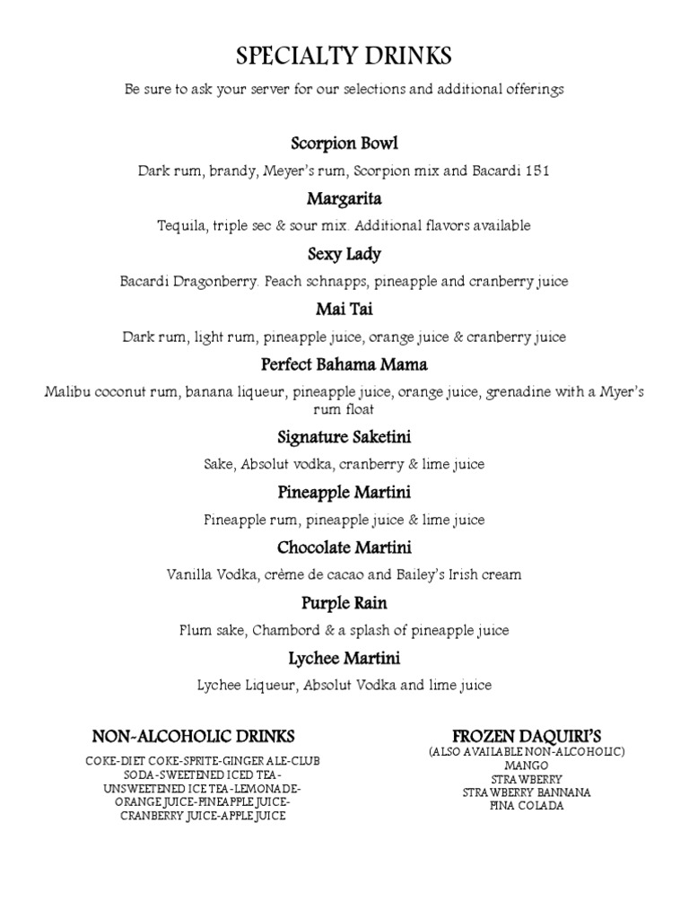 Kyoto Dinner Menu | PDF | Sushi | Food And Drink Preparation