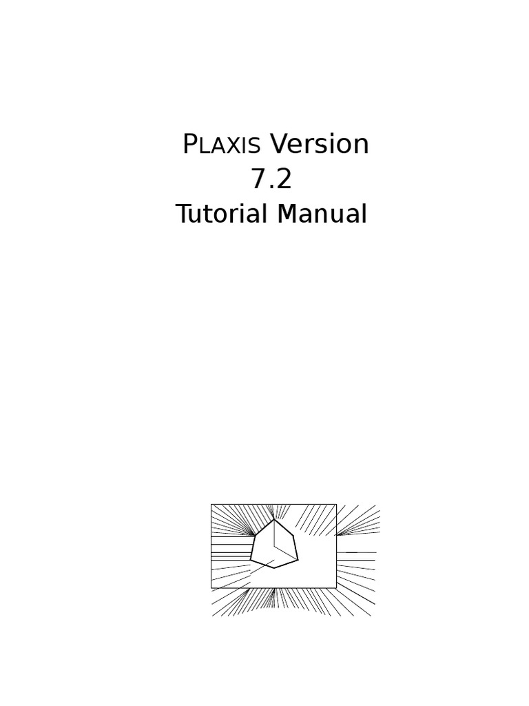 Tutorial Manual Plaxis V7.2 | PDF | Button (Computing) | Finite Element Method