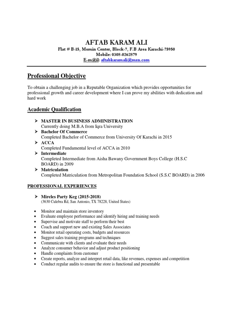 Aftab Karam Ali | PDF | Evaluation | Databases