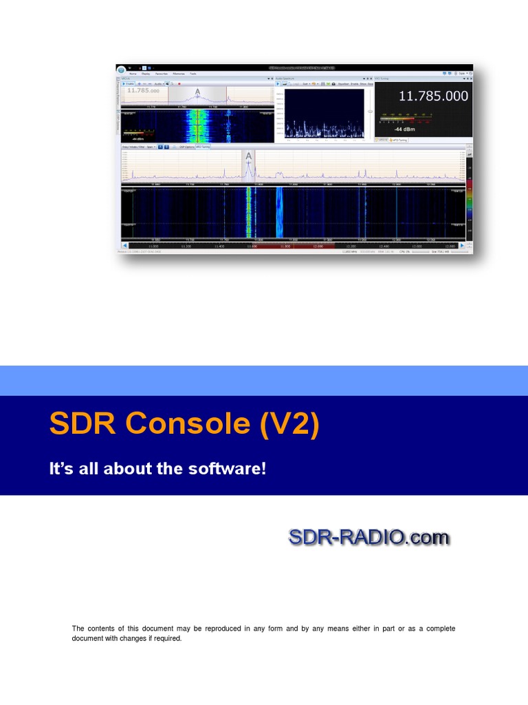 SDR Console | PDF | Equalization (Audio) | Frequency Modulation