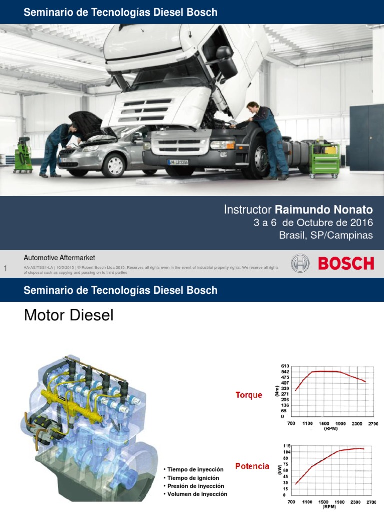 Seminario de Tecnologías Diesel Bosch | PDF | Machines | Energy Technology