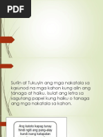 Mga Halimbawa NG Tanaga | PDF