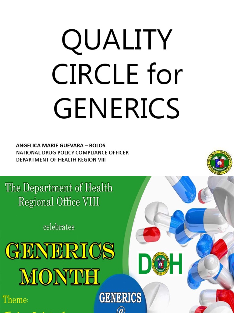 Promoting Quality in Generic Medicines | PDF | Medical Prescription ...
