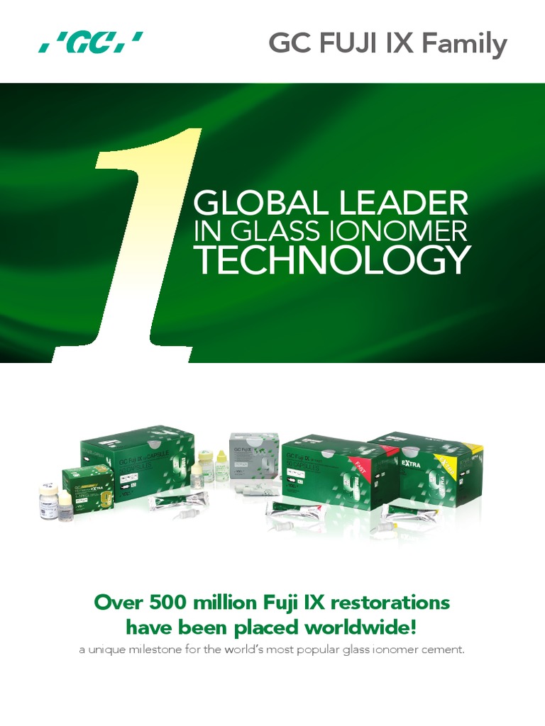 Brochure GC Fuji IX Family | PDF | Mouth | Dentistry