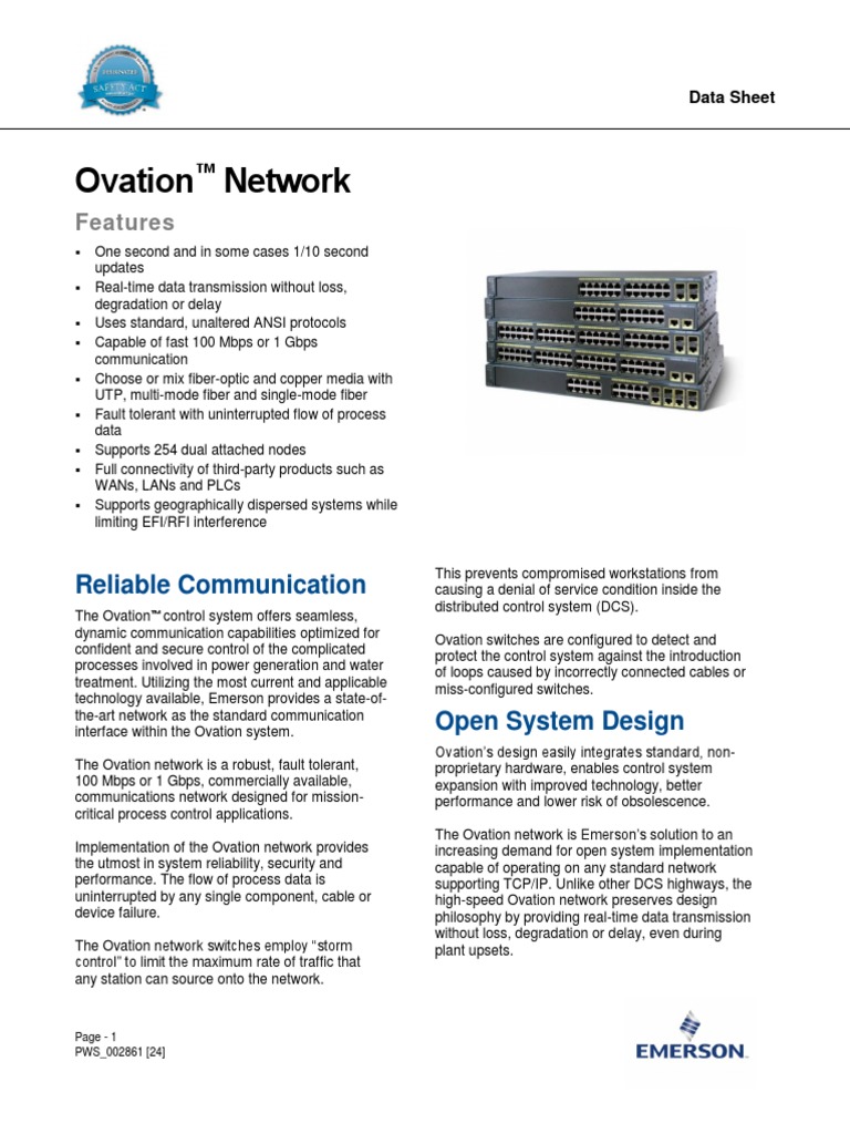 Ovation Network | Download Free PDF | Ethernet | Computer Network