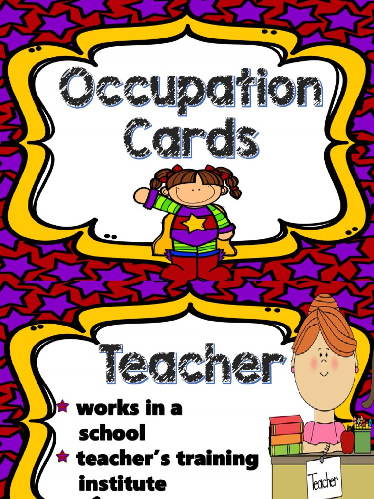 Occupation Cards PDF | PDF